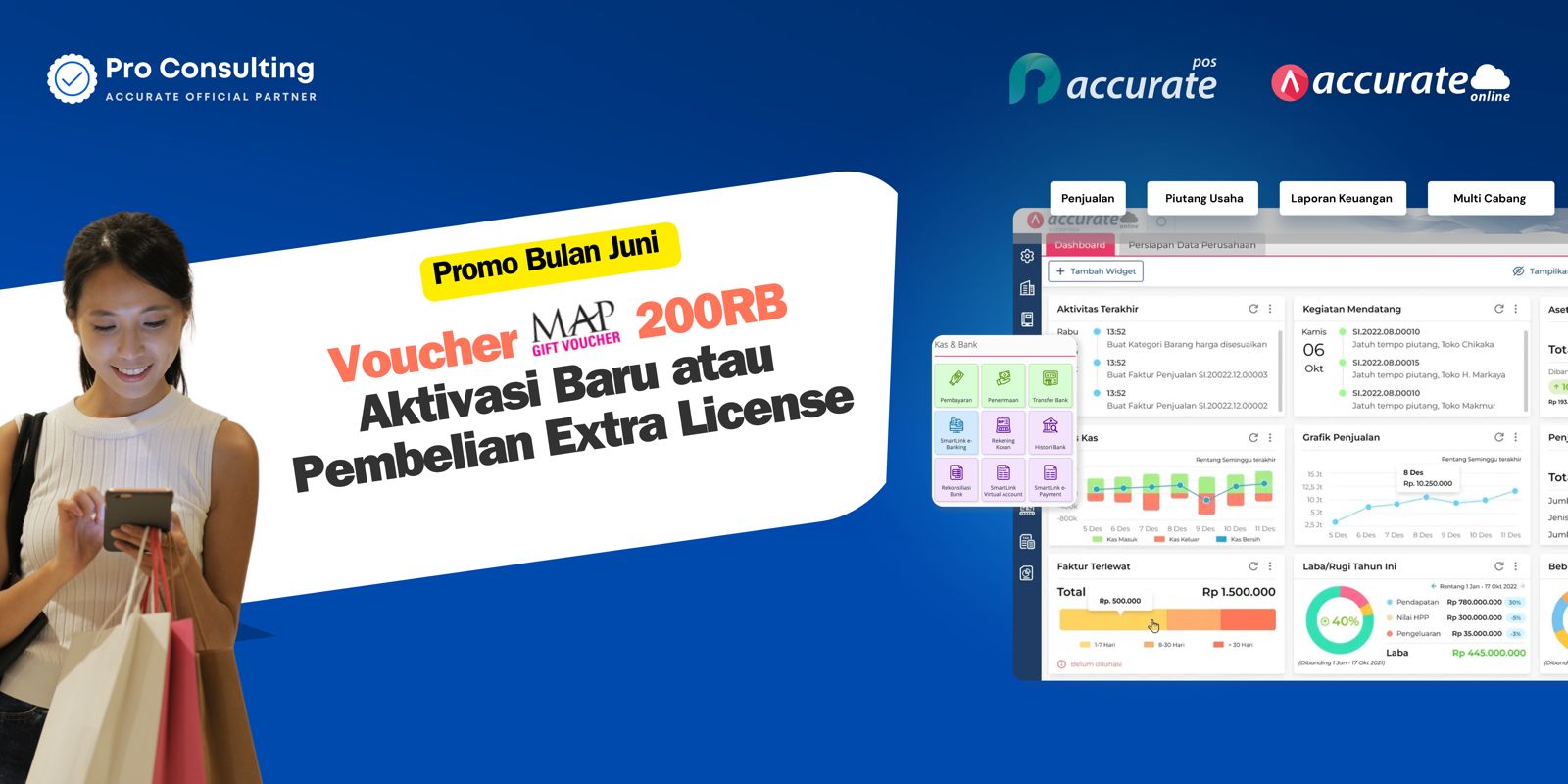 Accurate Promo Voucher MAP 200RB - Program Akutansi